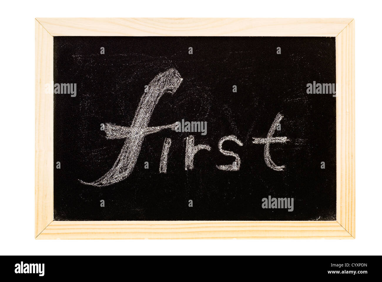 First letter written hi-res stock photography and images - Alamy
