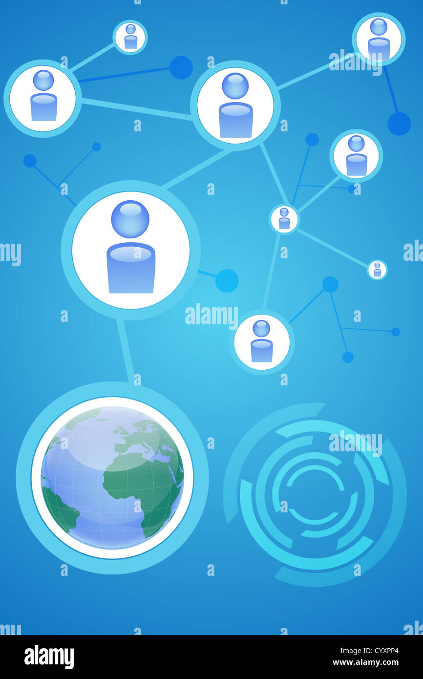 Connecting people illustration hi-res stock photography and images - Alamy