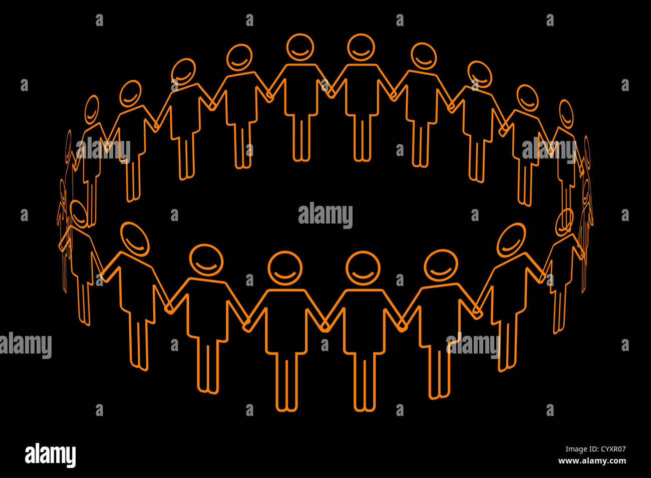 illustration of networking Stock Photo - Alamy