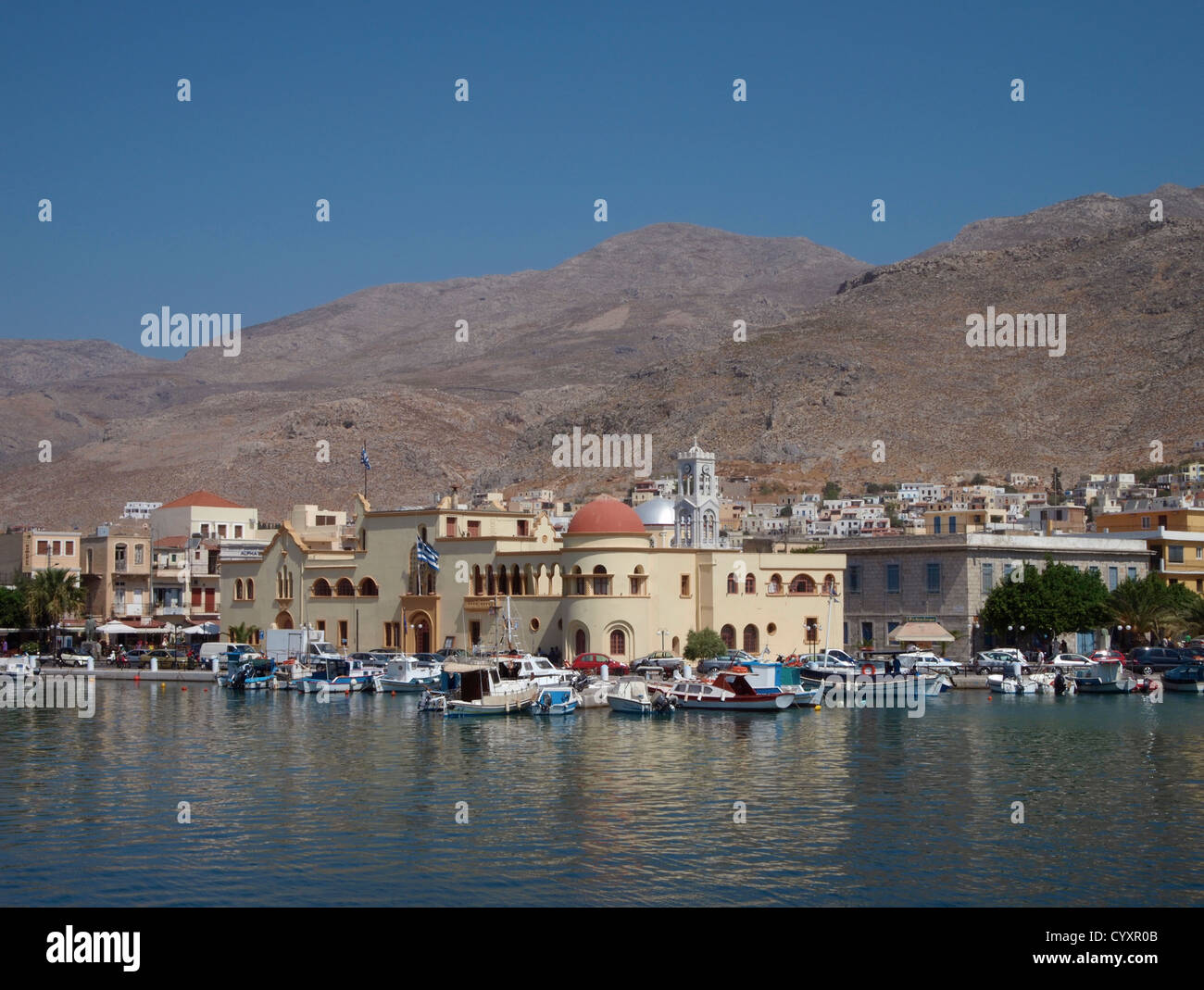 Pothia Town, Kalymnos, Dodecanese, Greece Stock Photo - Alamy