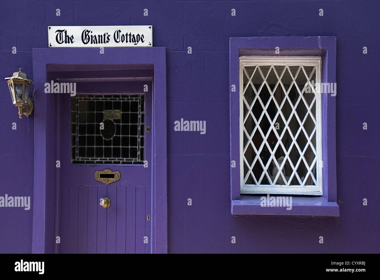 Terrace cottage known as the giants cottage hi-res stock photography ...