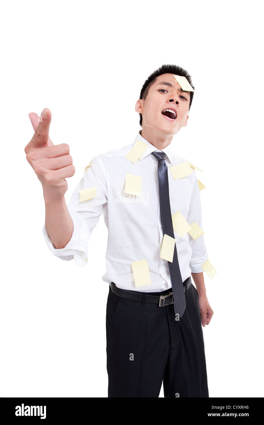 Busy office worker Stock Photo - Alamy