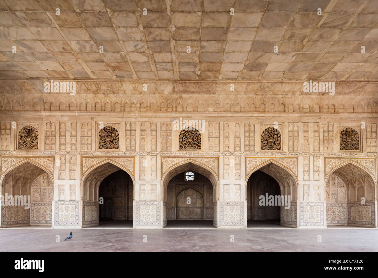India, Uttar Pradesh, Agra, View of Khas Mahal Stock Photo - Alamy