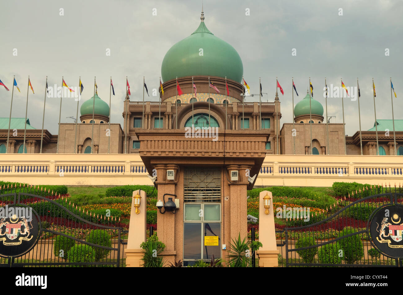 Islamic architecture landscape in sunset Stock Photo - Alamy