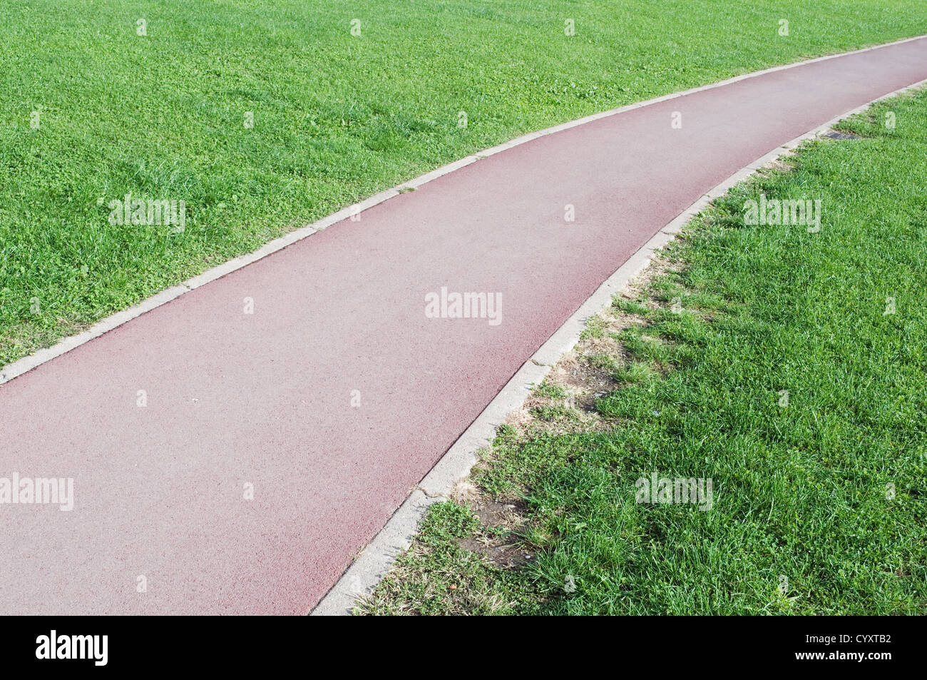 Path through a park Stock Photo - Alamy