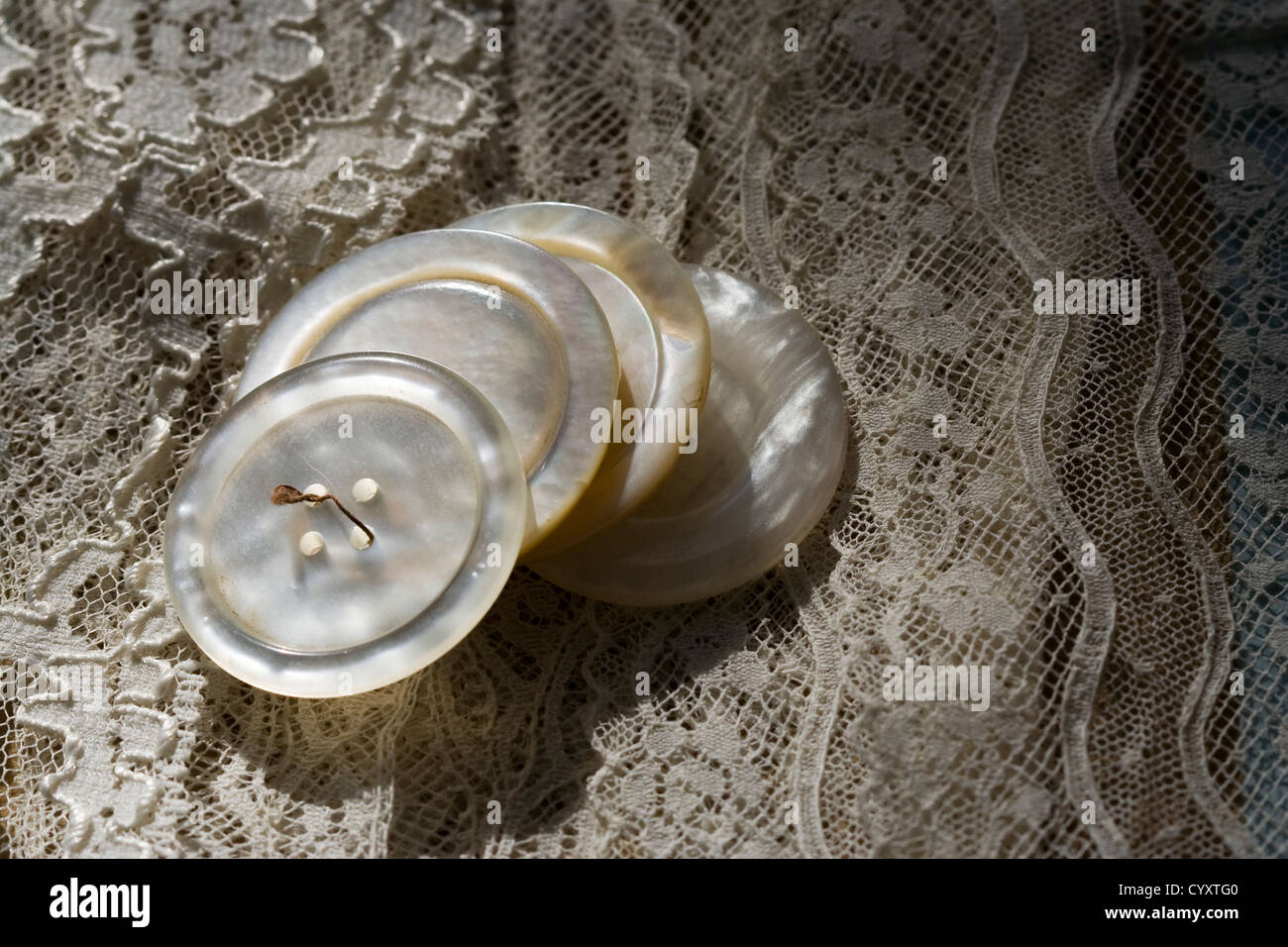Antique shell buttons hi-res stock photography and images - Alamy