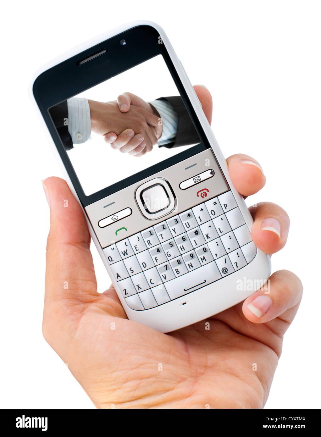 Mobile agreement hi-res stock photography and images - Alamy