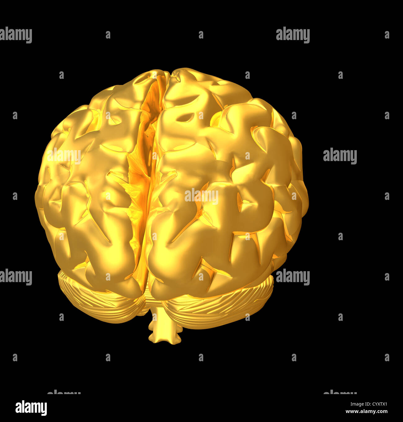 Golden genius iq success excellence hi-res stock photography and images ...