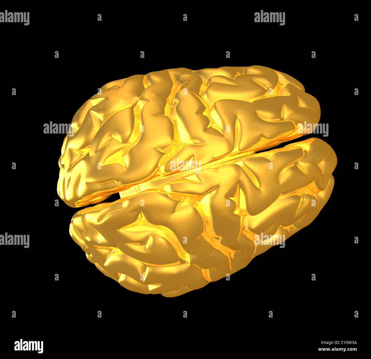 Golden genius iq success excellence hi-res stock photography and images ...