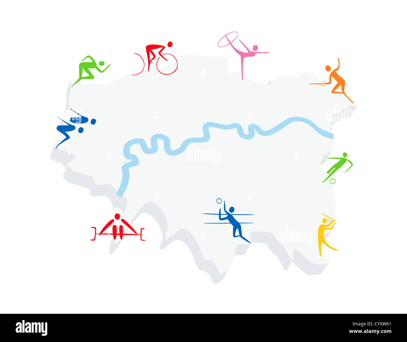 Bronze medal olympics Cut Out Stock Images & Pictures - Alamy