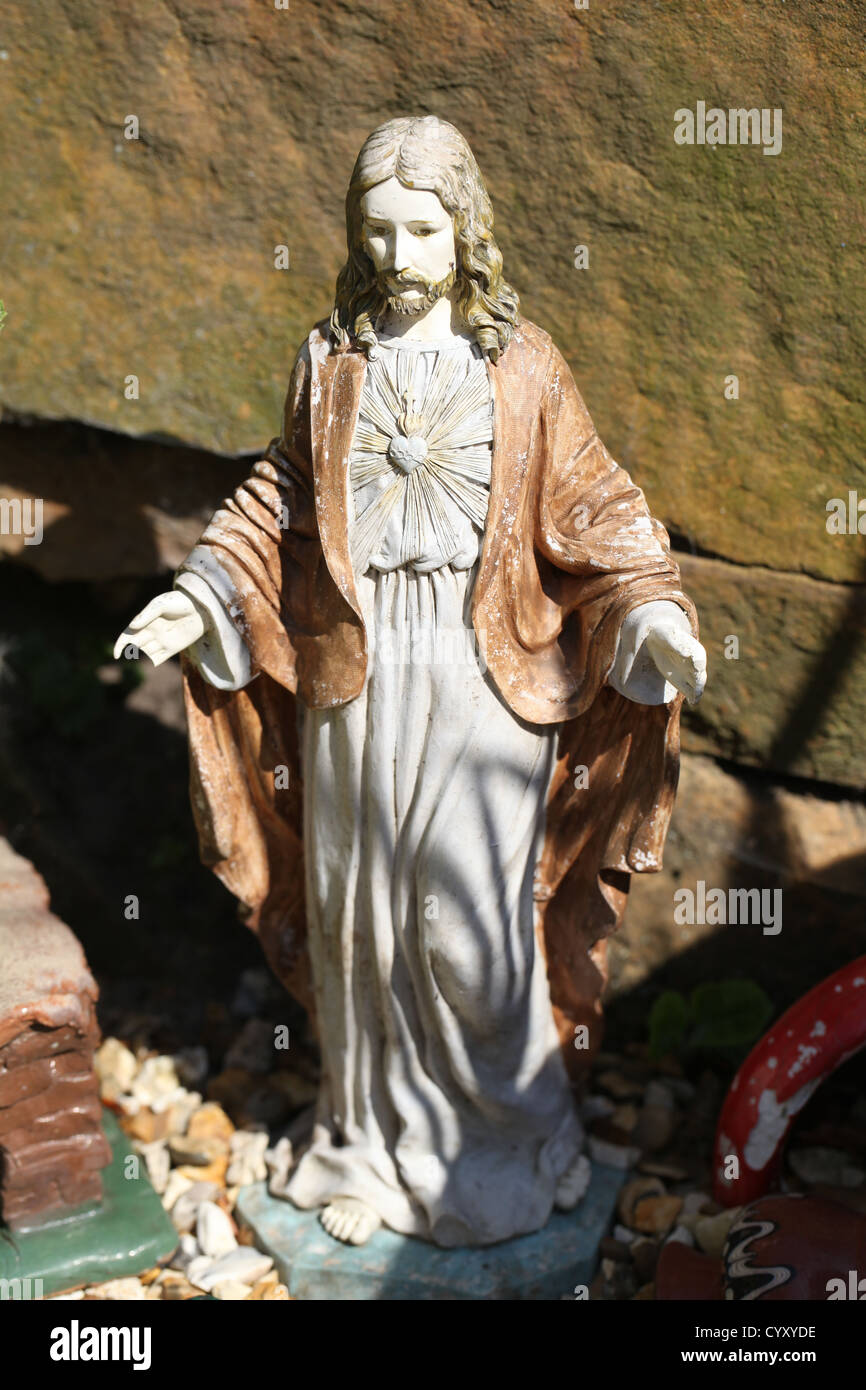 Small Figure of Jesus Stock Photo - Alamy