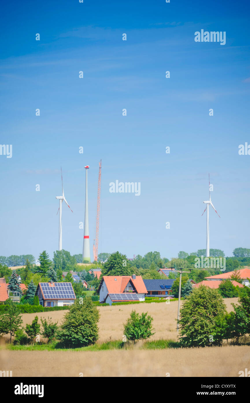 Solar wind power park hi-res stock photography and images - Alamy