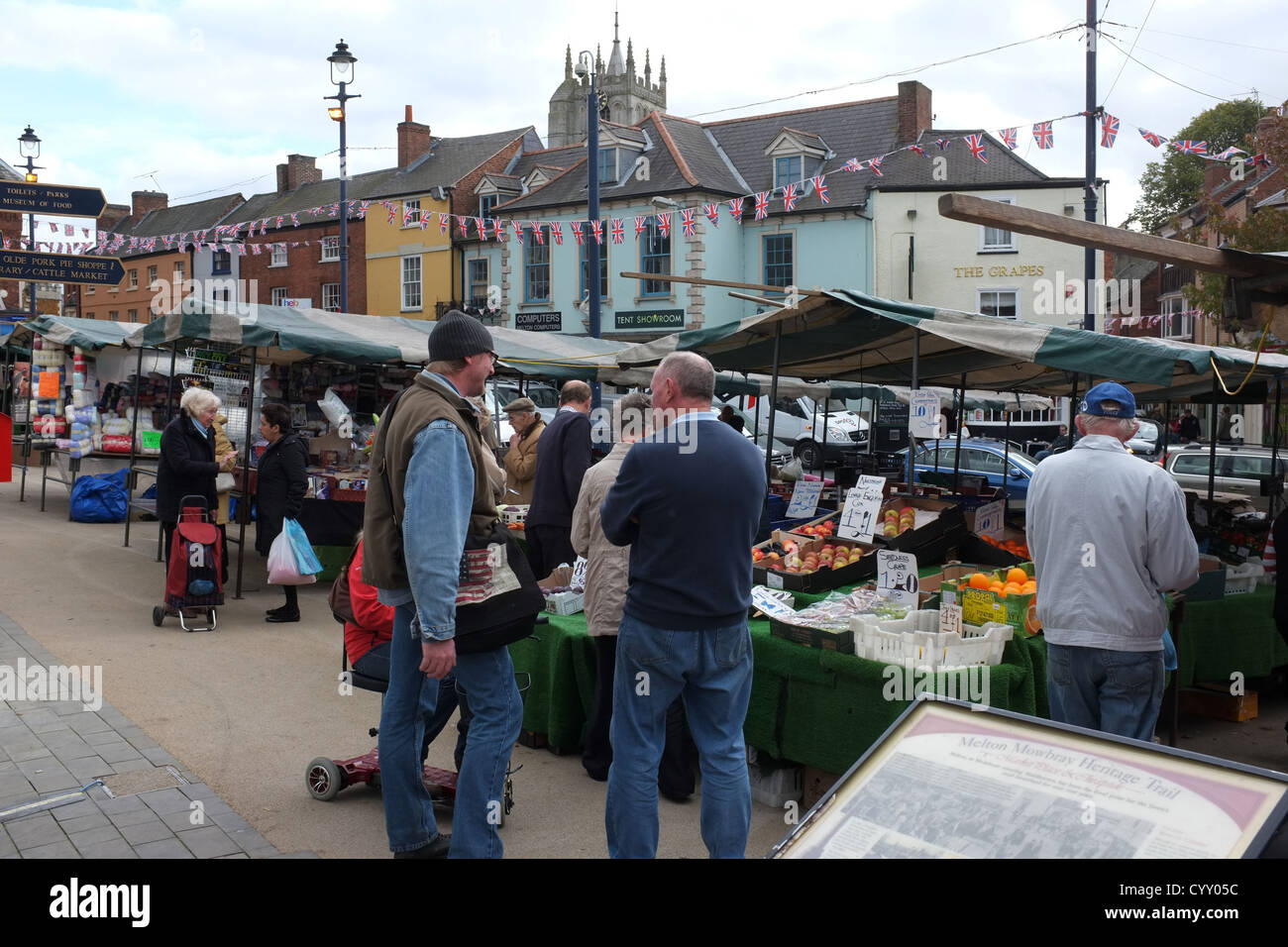 Market town of melton mowbray hi-res stock photography and images - Alamy