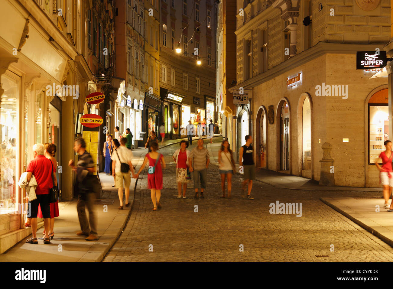 Graz shopping street hi-res stock photography and images - Alamy