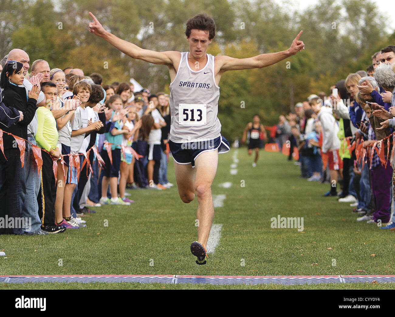 Oct. 11, 2012 - Bettendorf, Iowa, U.S. - Pleasant Valley's Caleb Drake ...