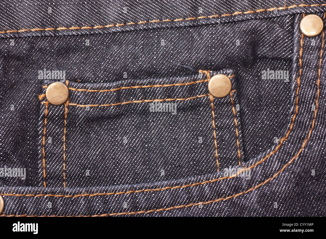 Closeup view of denim pocket Stock Photo - Alamy