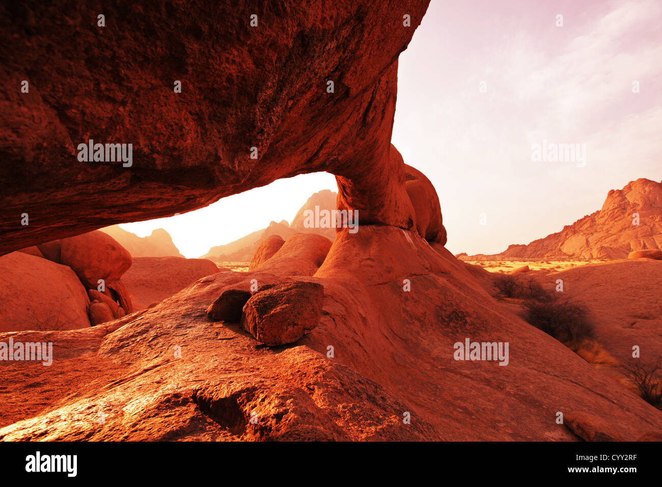 Arch in Namibia Stock Photo - Alamy