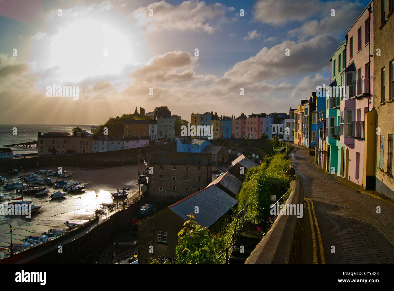 Victorian buildings tenby hi-res stock photography and images - Alamy