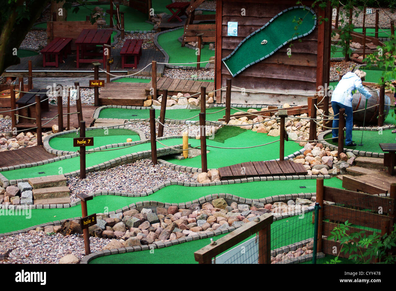 Minigolfanlage hi-res stock photography and images - Alamy