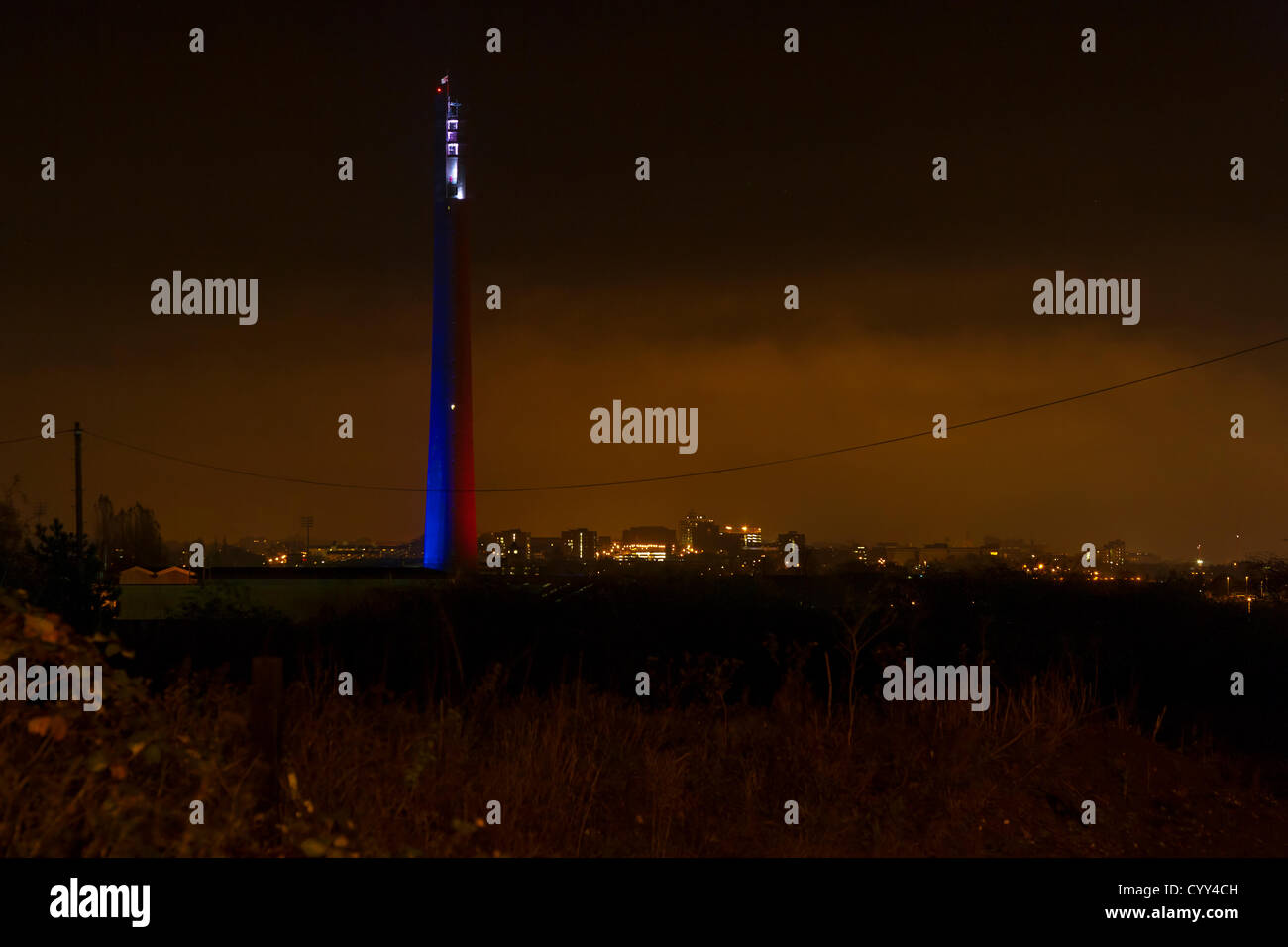 The express lift tower at northampton hi-res stock photography and ...