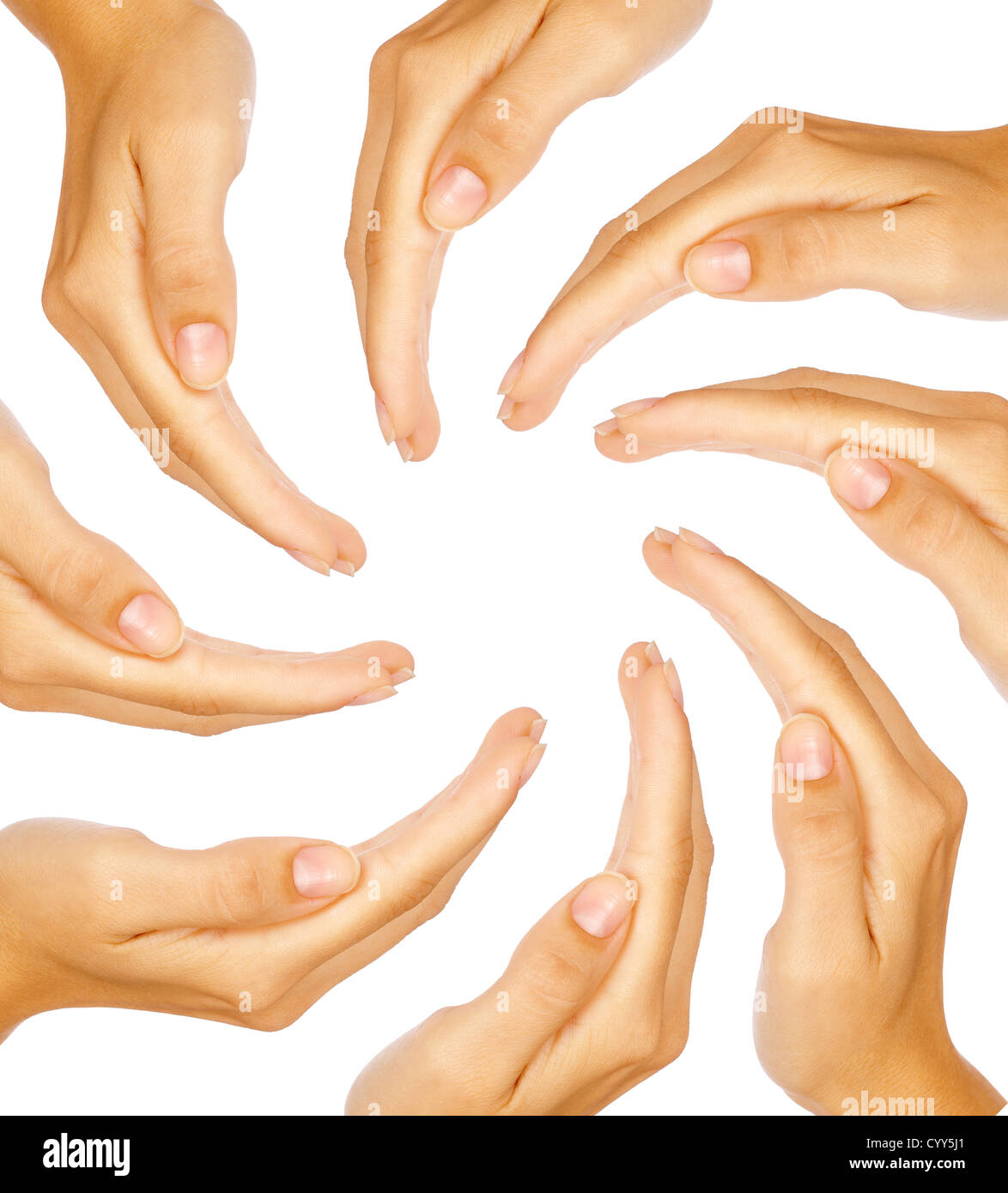 Human hands holding frame hi-res stock photography and images - Alamy