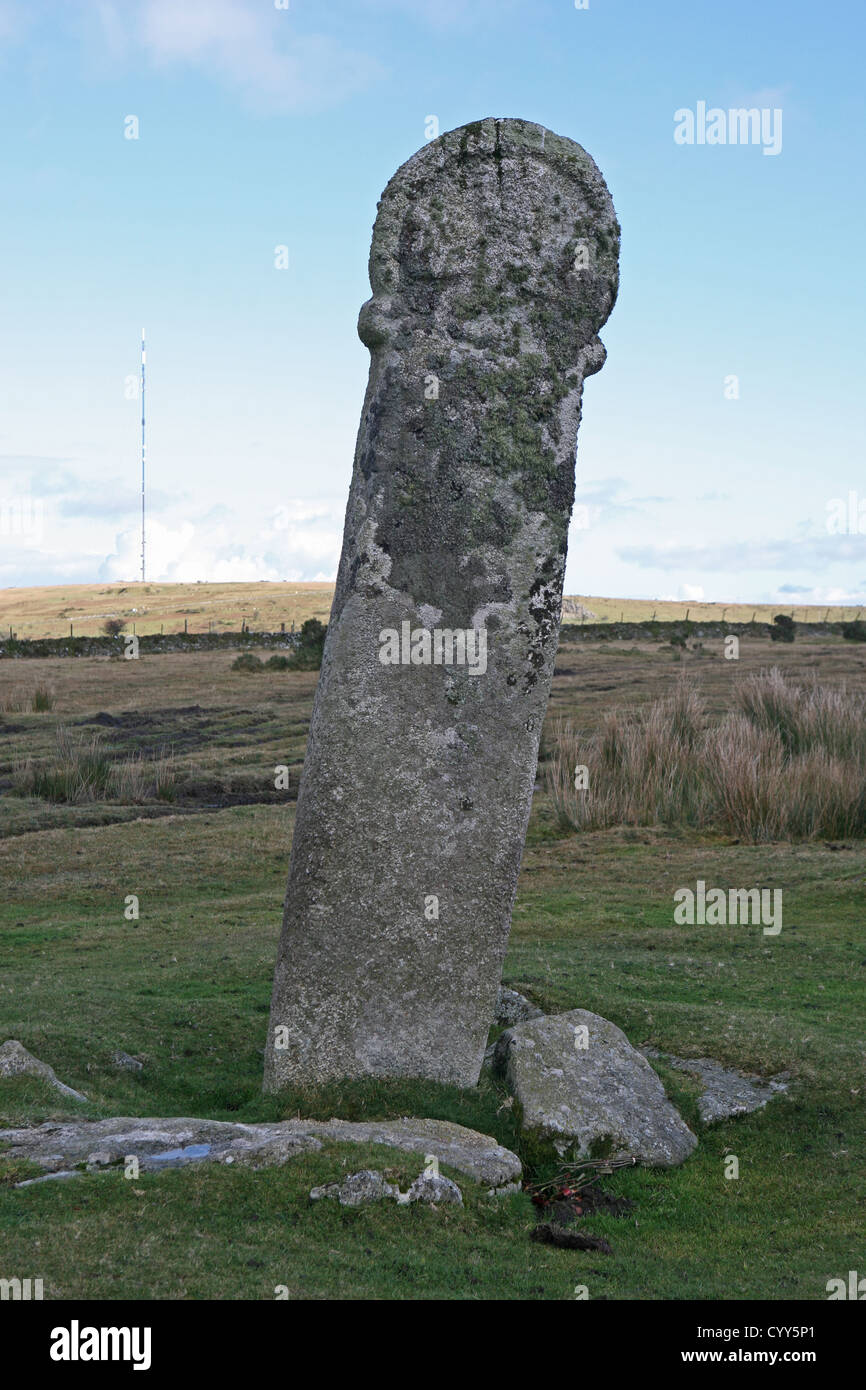Cornish celtic granite cross hi-res stock photography and images - Alamy