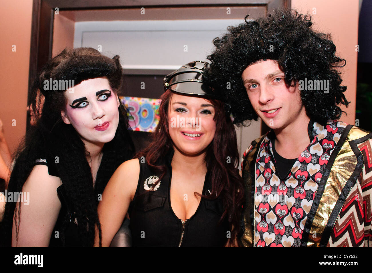 Halloween celebrations fancy dress party Stock Photo - Alamy