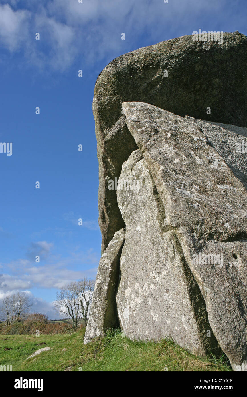 Trethevy Quoit Cornwall England UK GB Stock Photo - Alamy