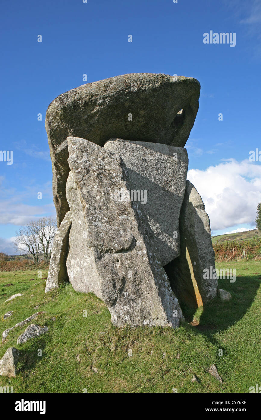 Trethevy Quoit Cornwall England UK GB Stock Photo - Alamy