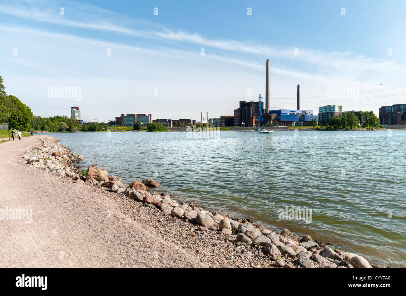 Ruoholahti district of Helsinki viewed from Lapinlahti Stock Photo - Alamy