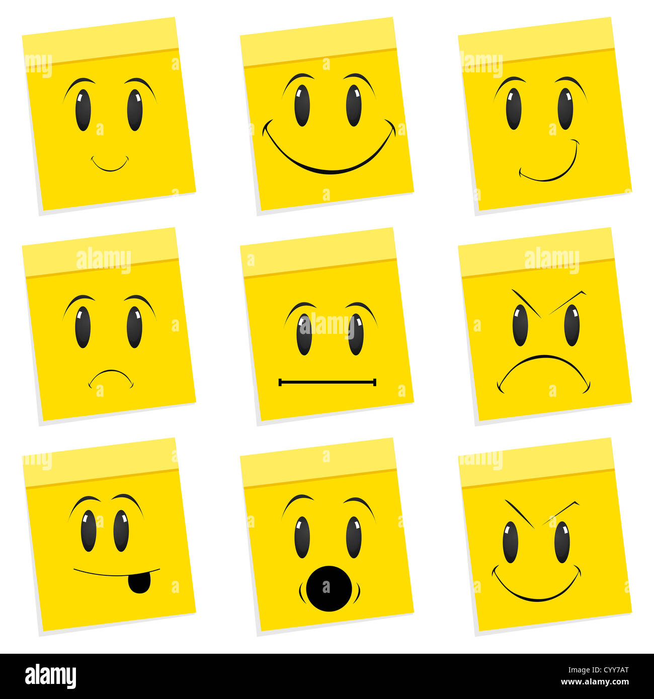 Sad happy face on Cut Out Stock Images & Pictures - Alamy