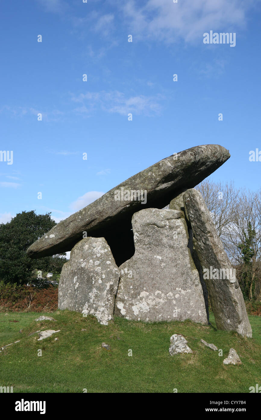 Trethevy Quoit Cornwall England UK GB Stock Photo - Alamy