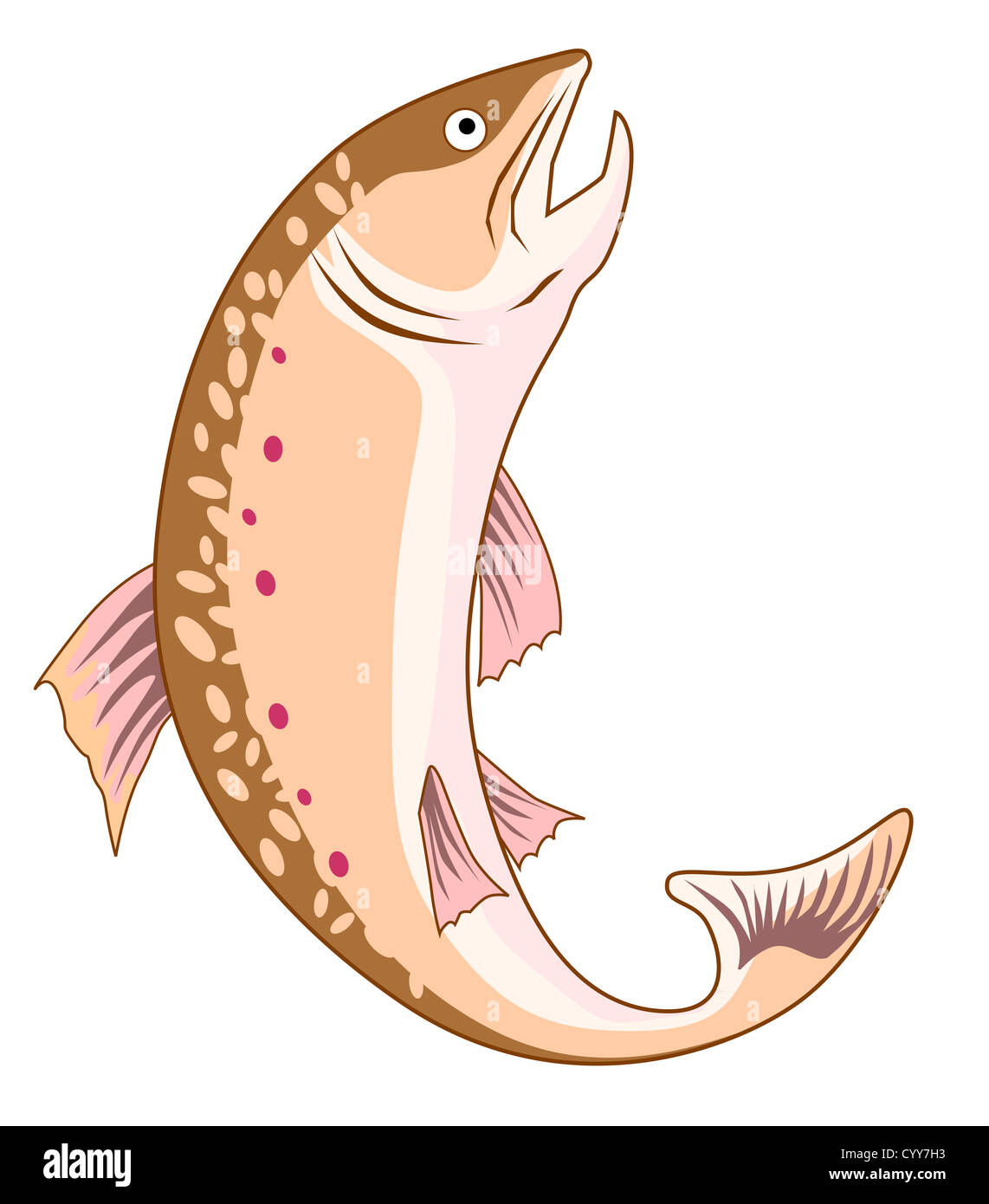 Retro fish Cut Out Stock Images & Pictures - Alamy