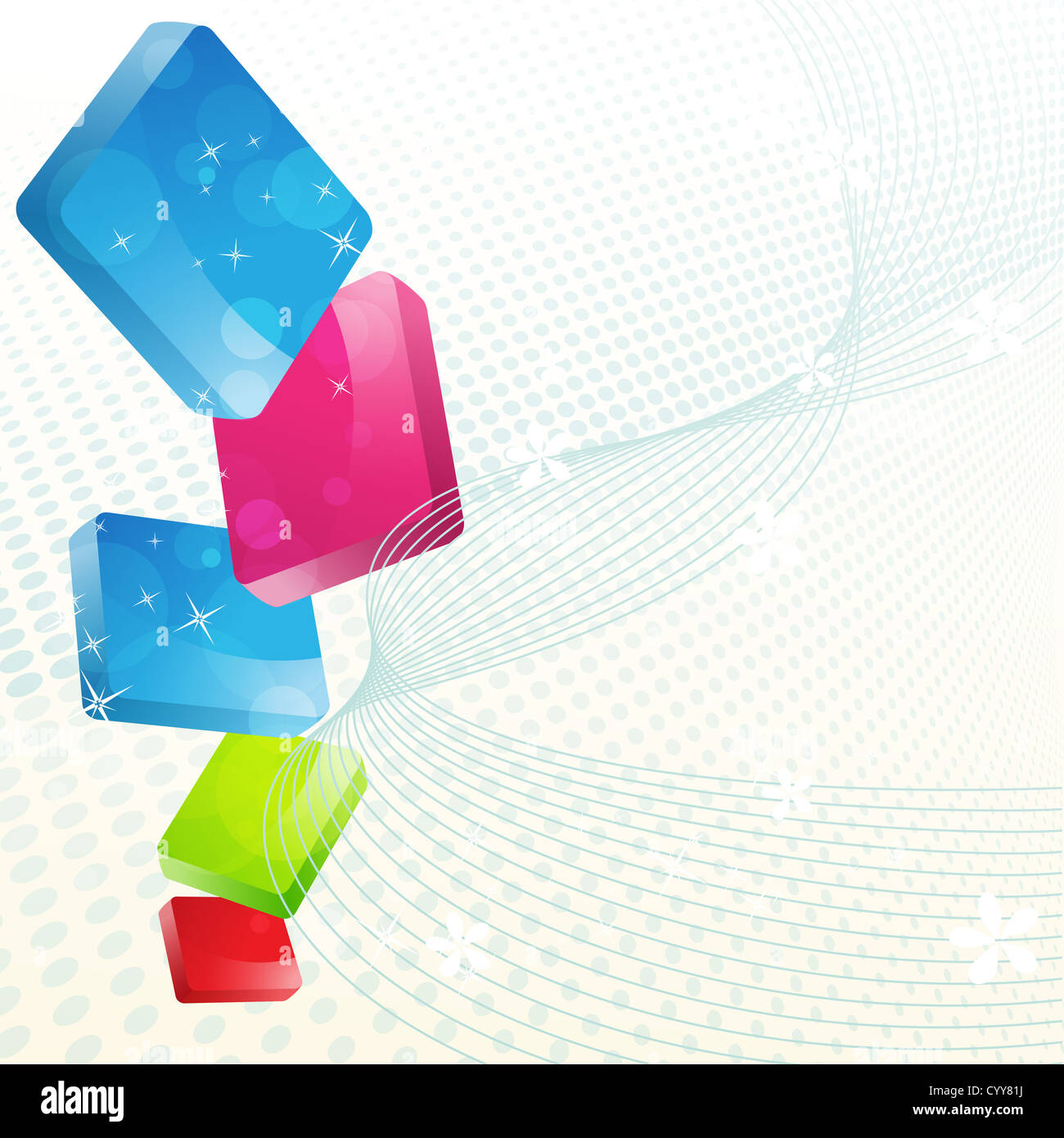 Colorful spectrum vector cube design hi-res stock photography and ...