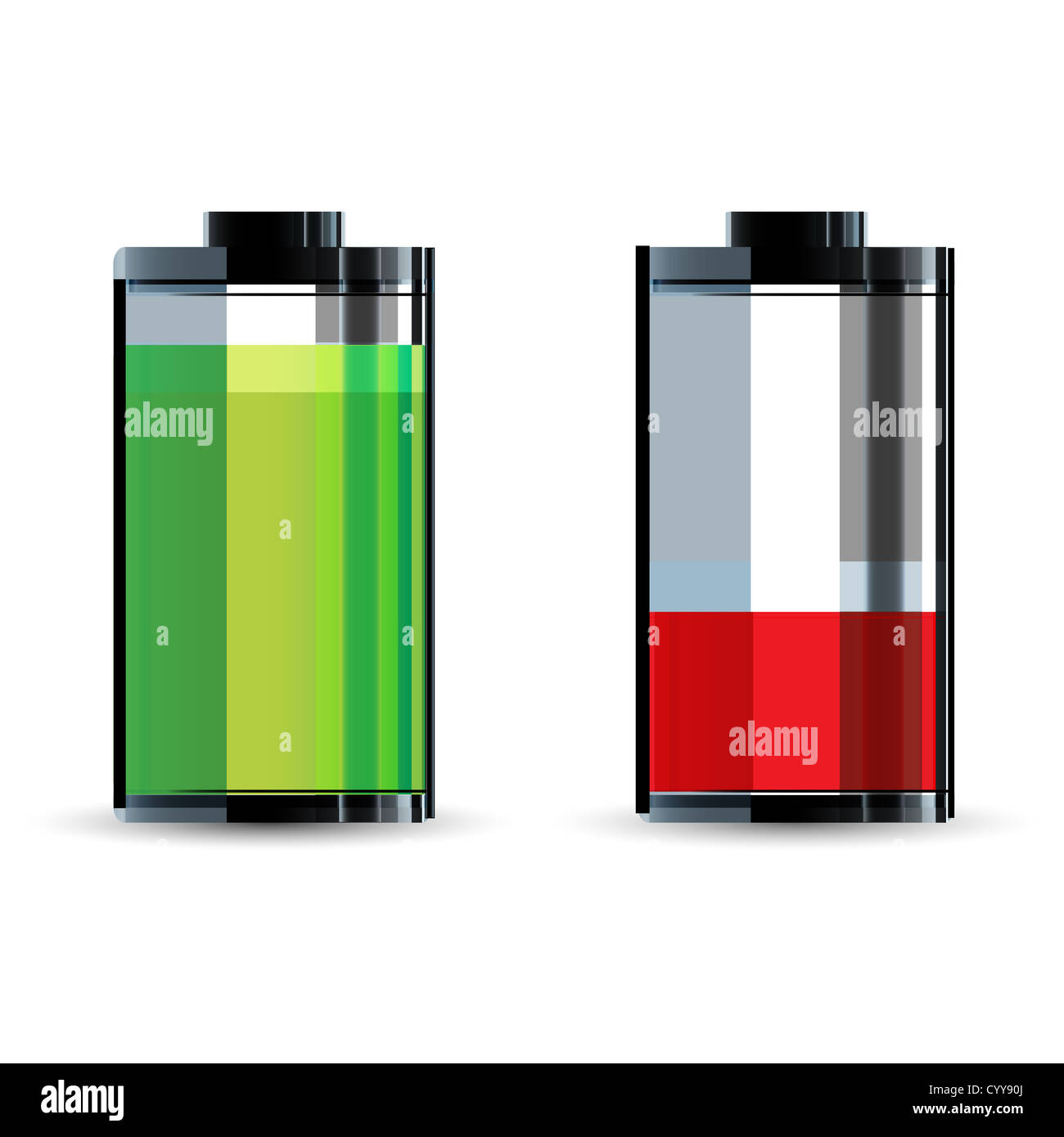 Editable battery symbol Cut Out Stock Images & Pictures - Alamy