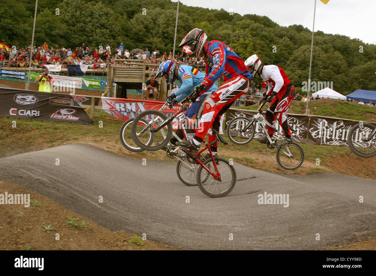 Bmx racing jump hi-res stock photography and images - Alamy