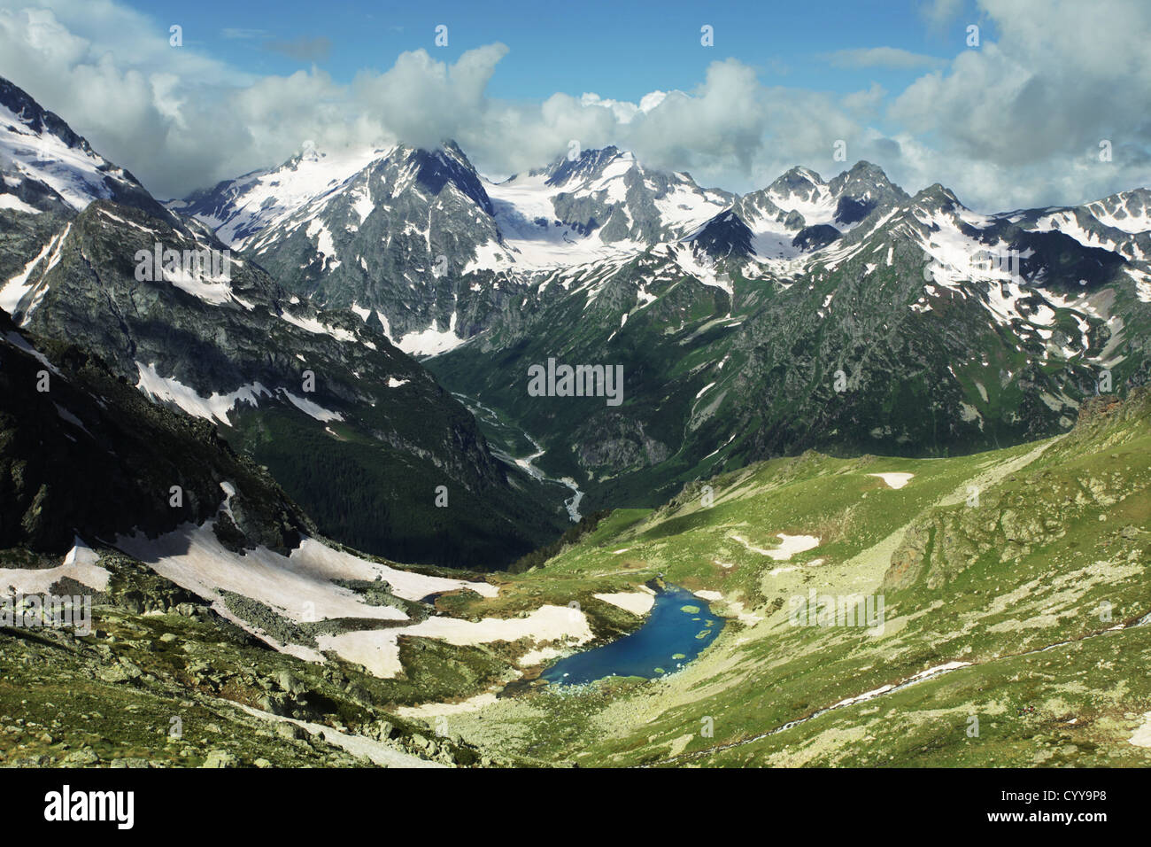 High mountains Stock Photo - Alamy