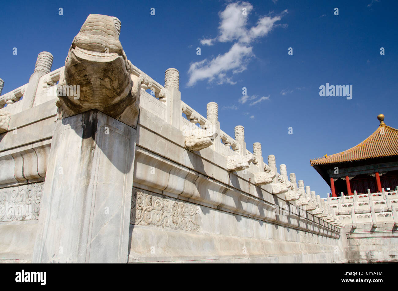 China, Beijing, Forbidden City (aka Zijin Cheng). Emperors palace from ...