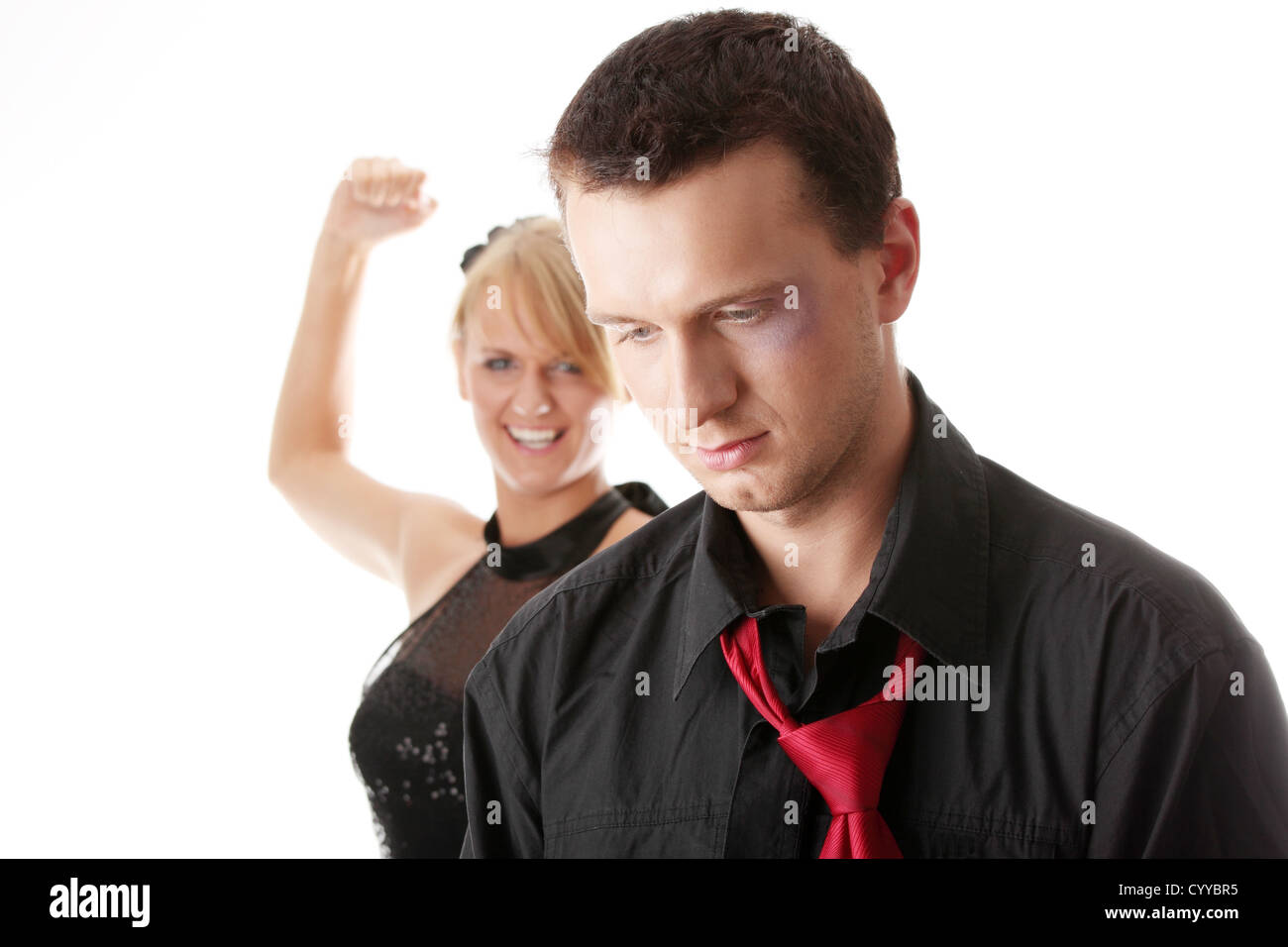 Angry man woman characters hi-res stock photography and images - Alamy
