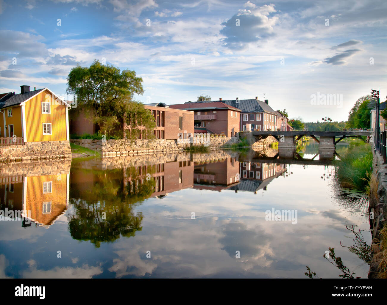 The famous river in Arboga, Sweden Stock Photo - Alamy
