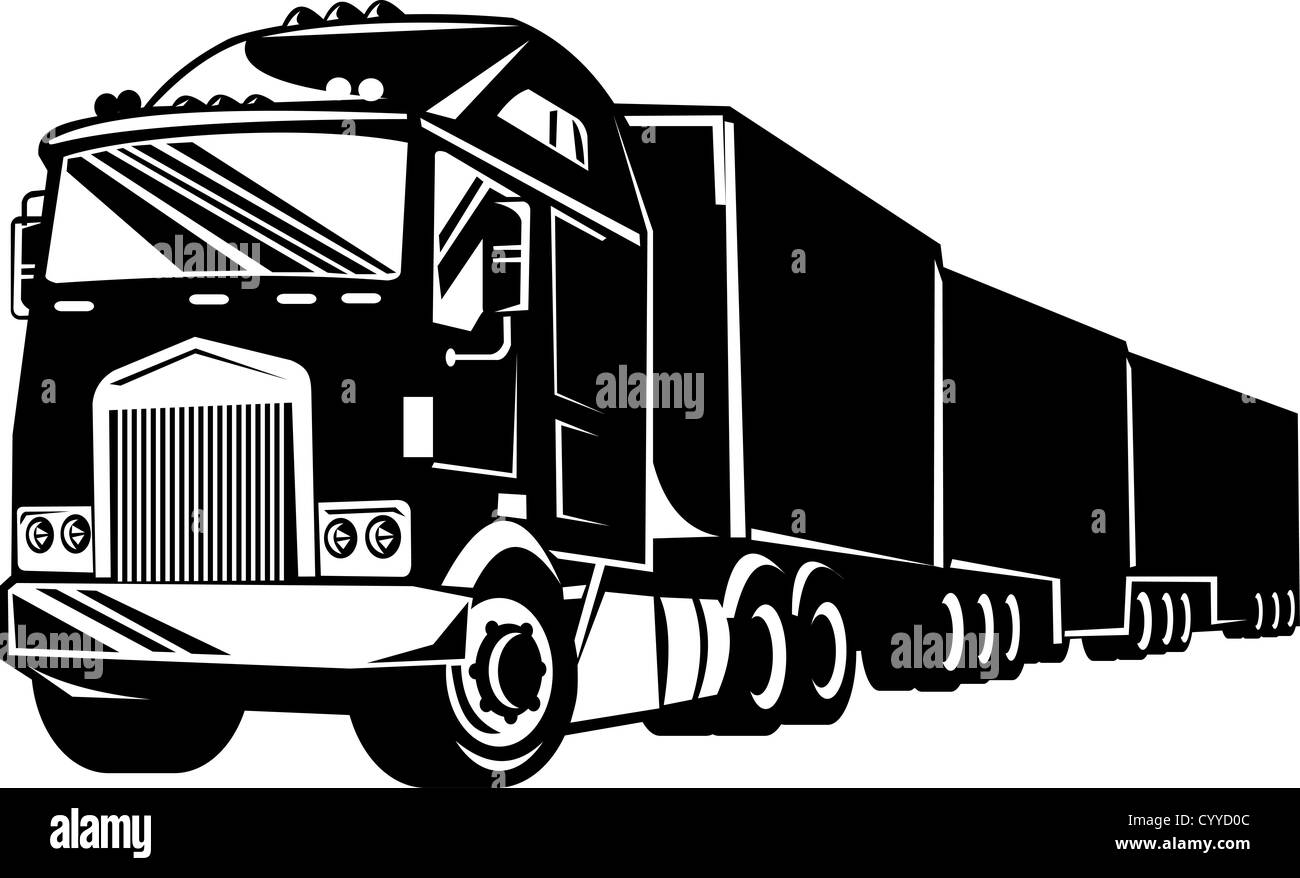 Lorry Black and White Stock Photos & Images - Alamy