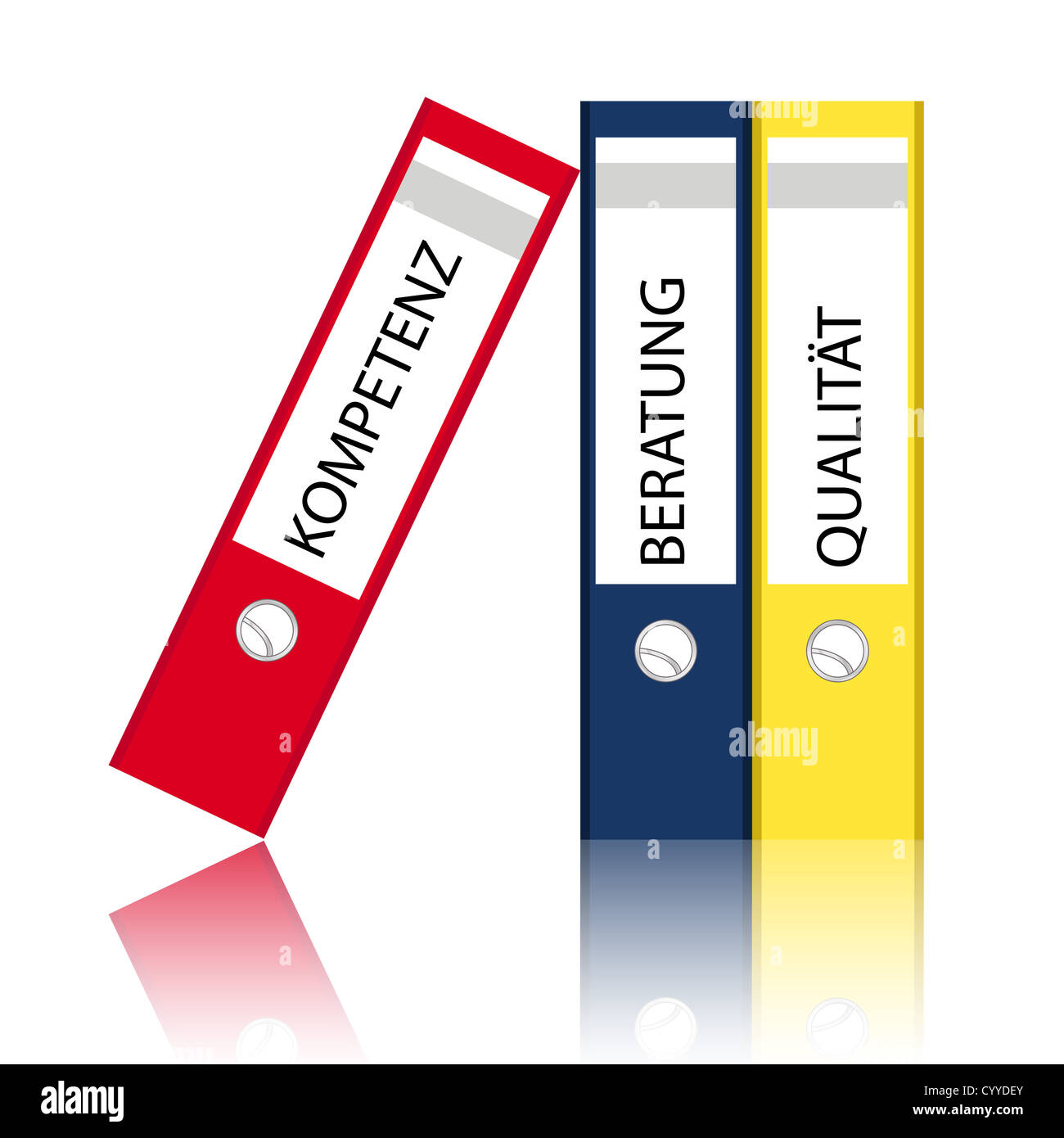 Stack of office files Stock Photo - Alamy