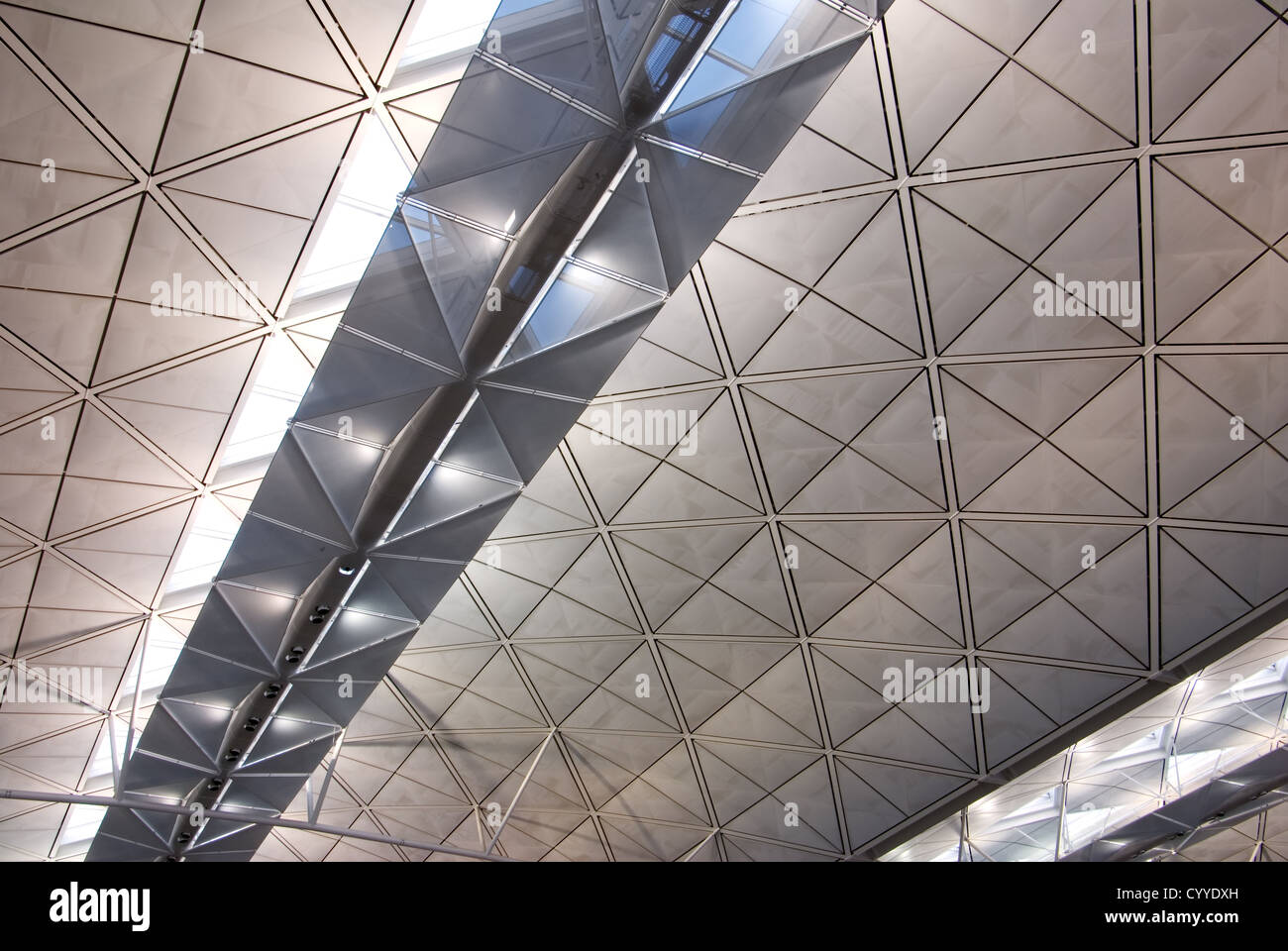 It is the interior architecture structure of Hong Kong International ...