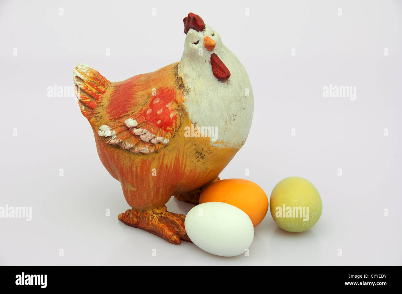 Decorative hen hi-res stock photography and images - Alamy