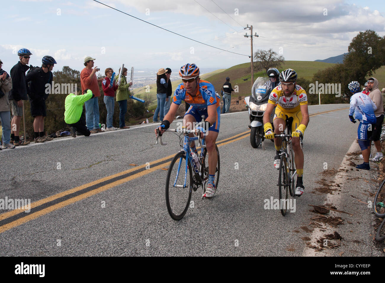 Cyclists compete in the Tour of California bicycle race Stock Photo - Alamy