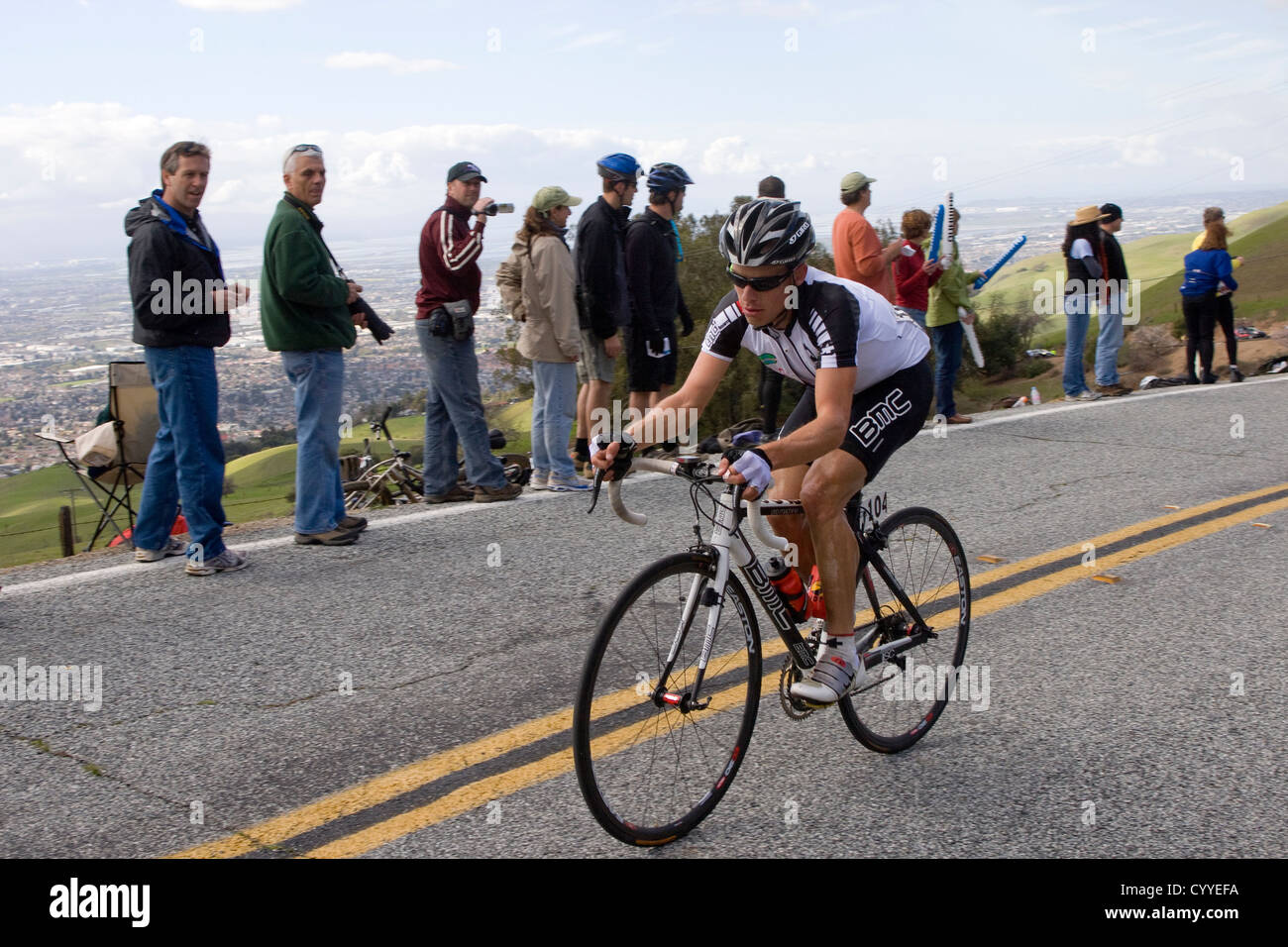 Cyclists competing in tour hi-res stock photography and images - Alamy