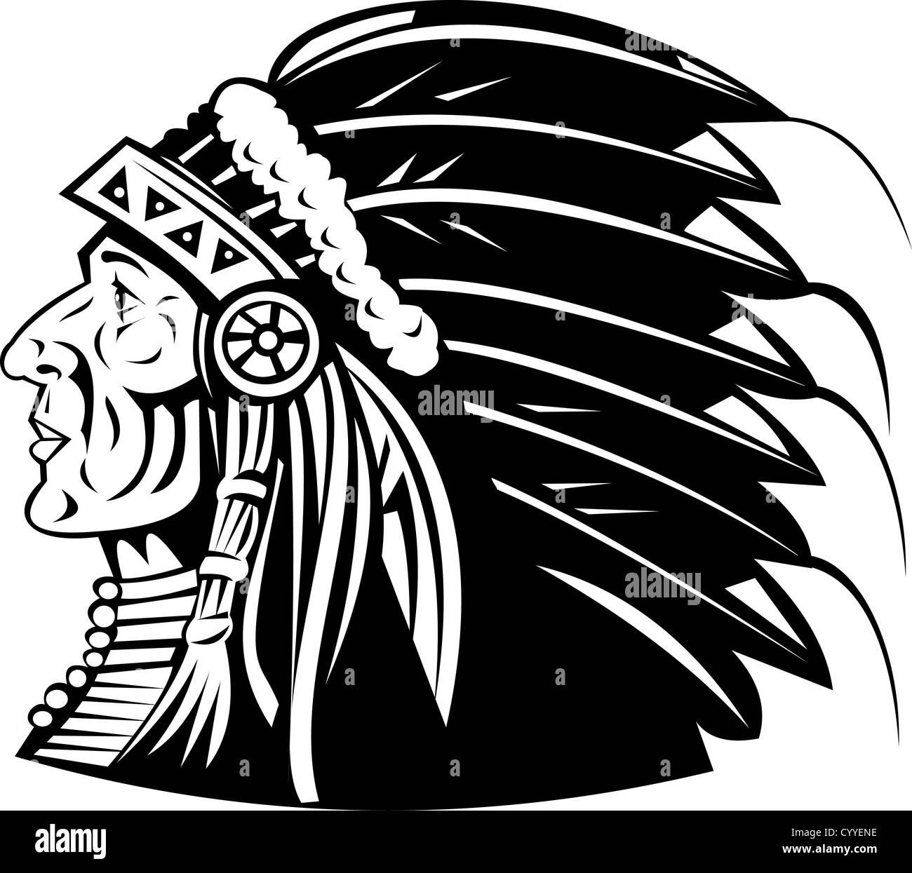American indian chief hi-res stock photography and images - Alamy