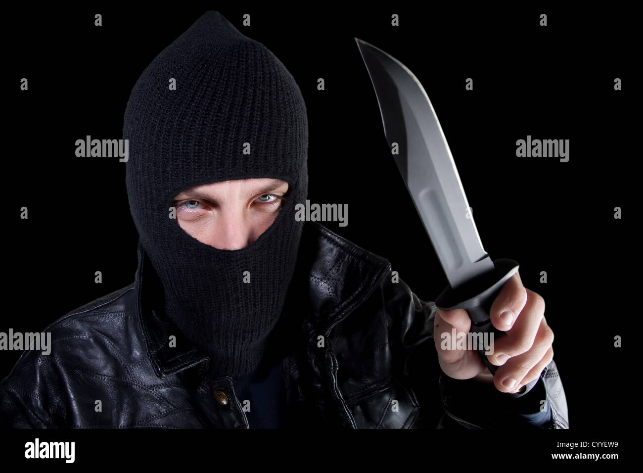 Large man in leather jacket hi-res stock photography and images - Alamy