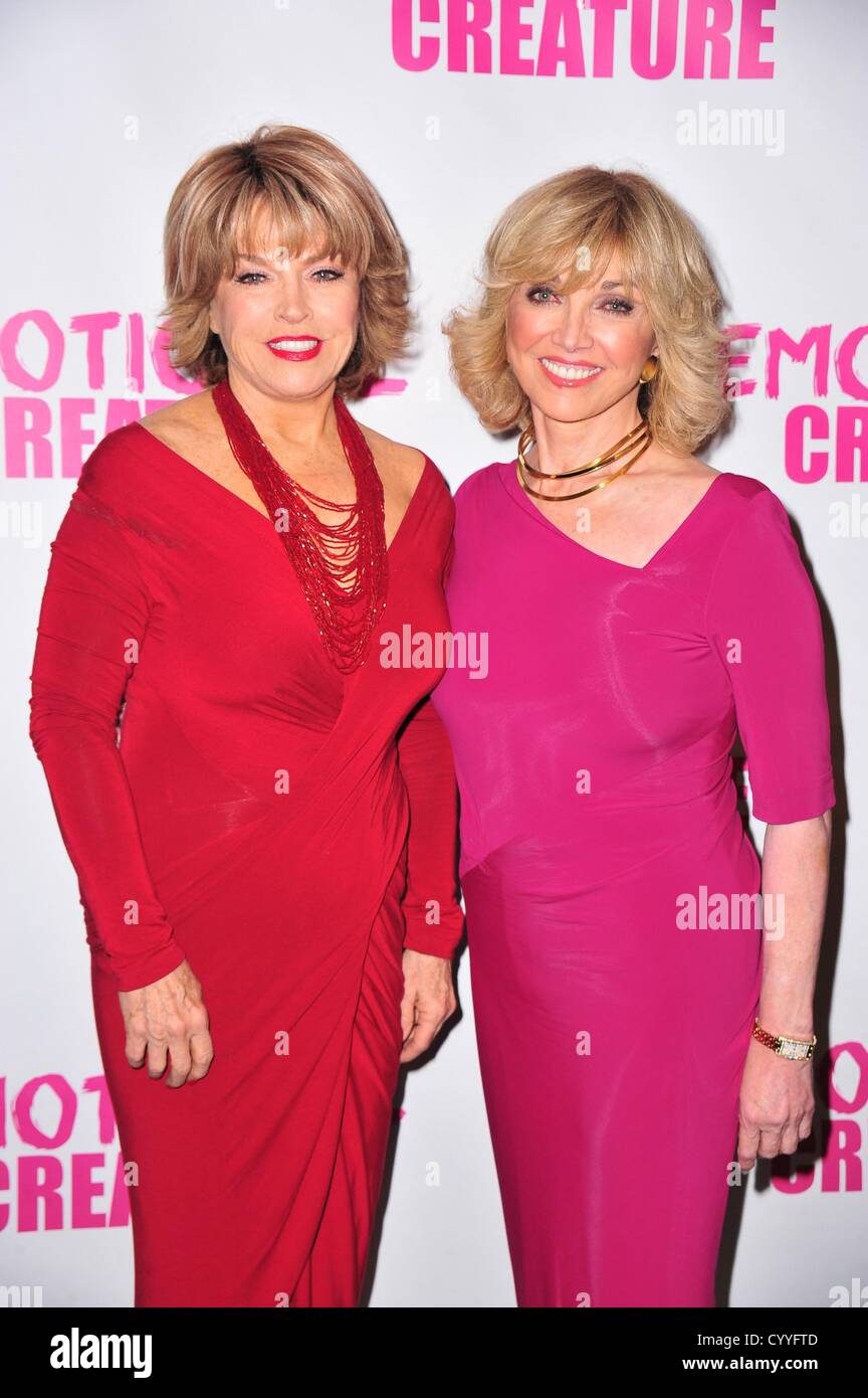Pat Mitchell, Carole Black at arrivals for EMOTIONAL CREATURE Opening Night Off Broadway, The ...