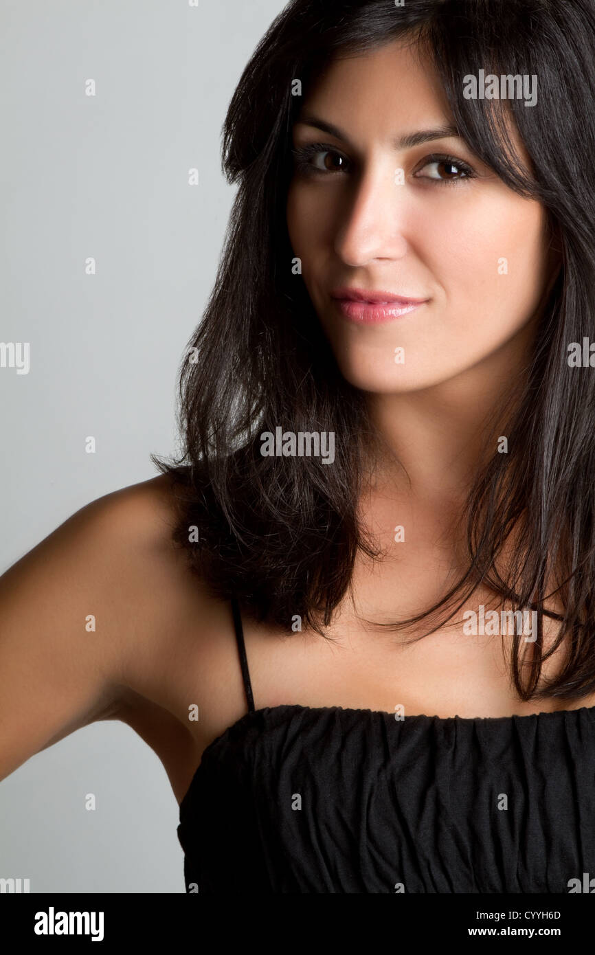 Latin Woman Portrait Stock Photo - Alamy